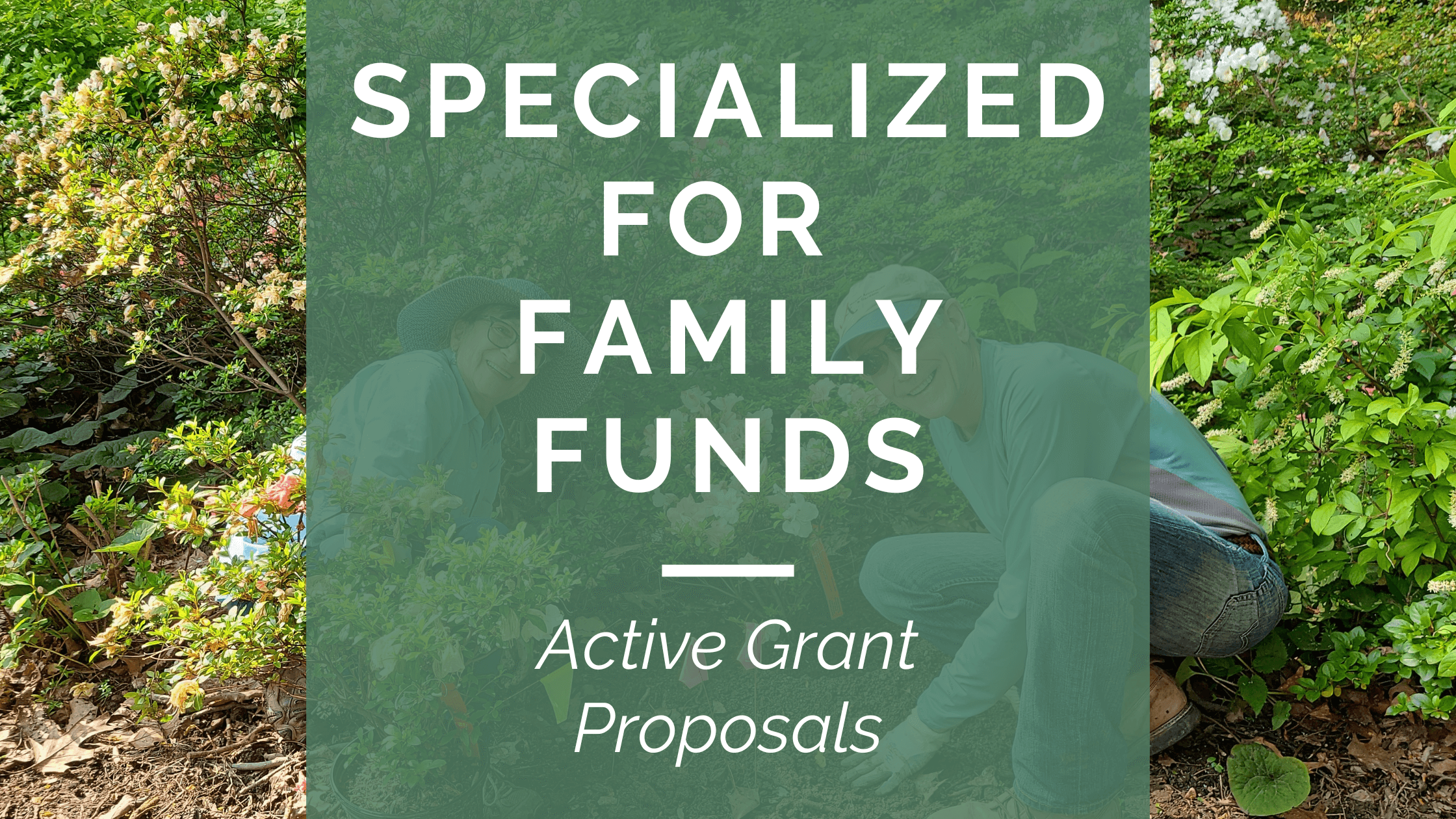 Specialized Proposals for Family & FOI Funds - Chester County Community ...